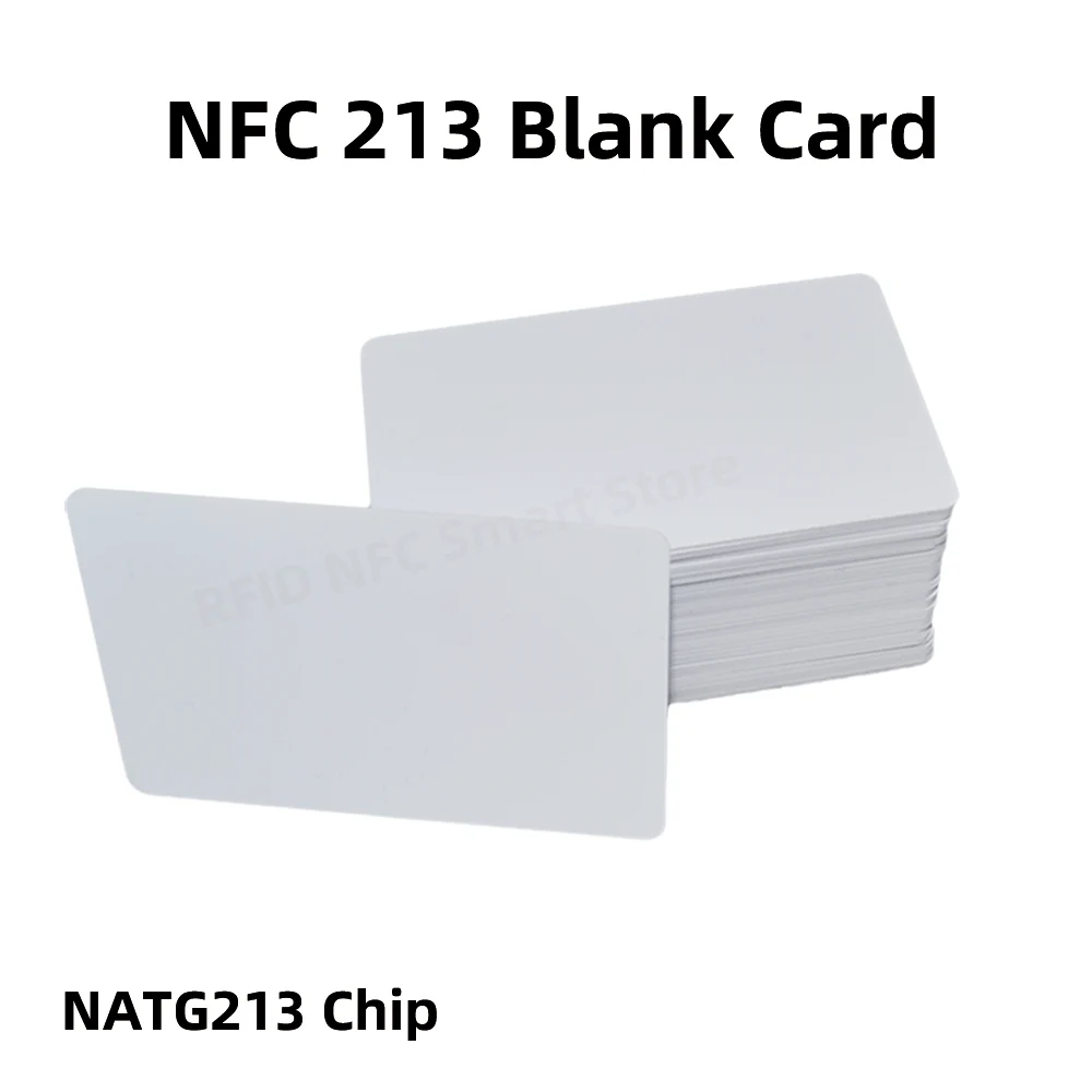 NFC-NTAG-213-Blank-Card-PVC-13-56MHz-Waterproof-144Bytes-NFC-Business ...