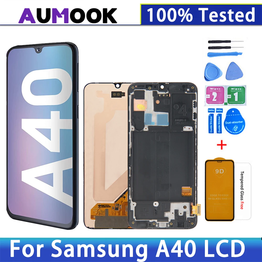 Super-AMOLED-For-Samsung-A40-A405-LCD-Display-SM-405-SM-405S-Touch ...