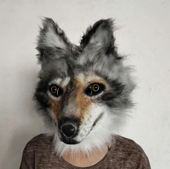 Realistic Wolf Mask