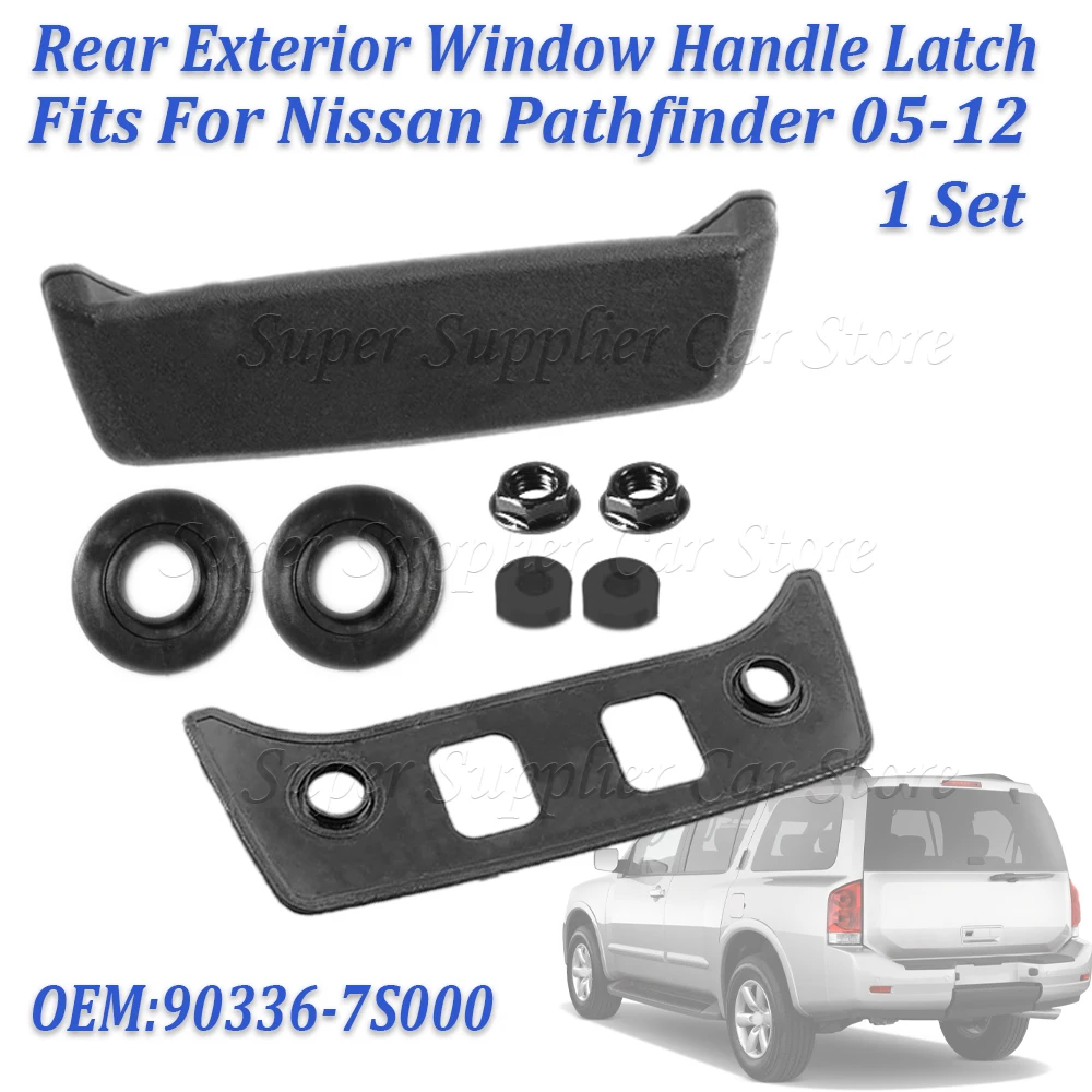 90336-7S000-For-Nissan-Armada-2005-2015-Rear-Tailgate-Exterior-Window ...