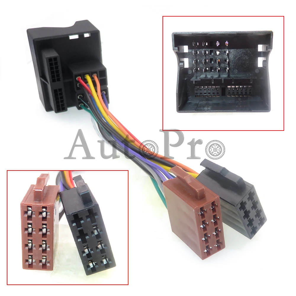 1-Set-AC-Assembly-Auto-Stereo-Male-to-Female-Plug-Car-Radio-ISO-Socket ...