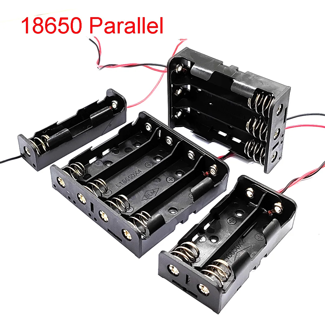 18650 Lengthened Parallel Battery Holder 18650 Battery Box 18650 ...