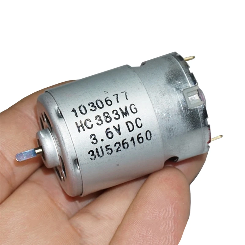 Johnson HC383 DC 3.6V 380 motor D Shaft 18000rpm High Speed Tool Model ...