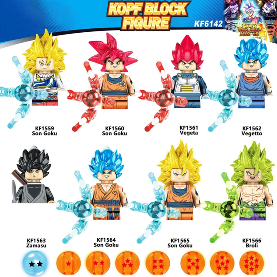 Dragon Ball Building Blocks | Figure Assemble Bricks Toys | Mini Blocks ...