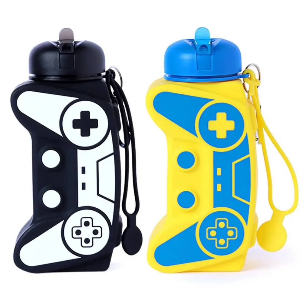 600ML Sport Bottle Foldable Game Console Shape Travel School Kids ...