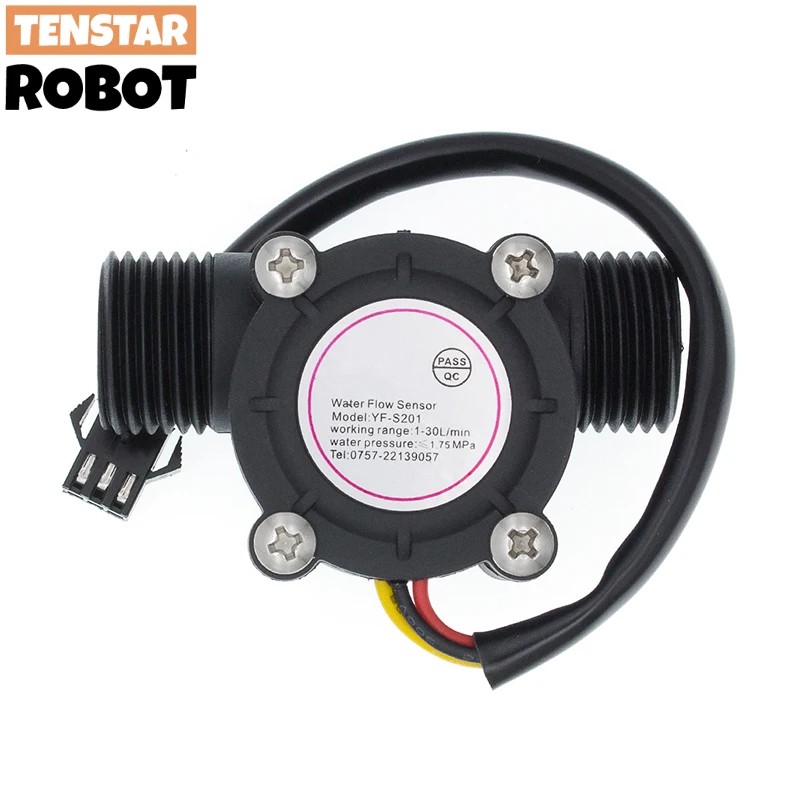 YF-S201-sensore-di-flusso-d-acqua-12V-DC-5-18V-flussometro-sensore-di ...