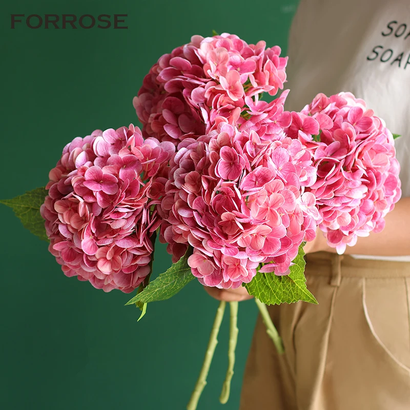 Hot Pink Hydrangea Bouquet