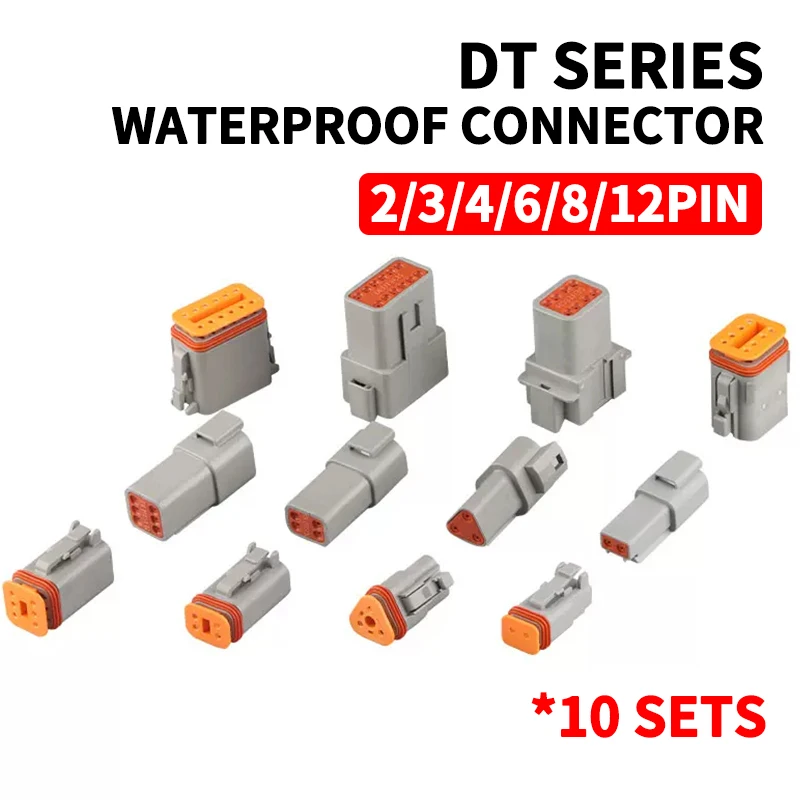 10-Sets-Deutsch-Type-Connector-Male-Female-Waterproof-DT-Connectors-2 ...