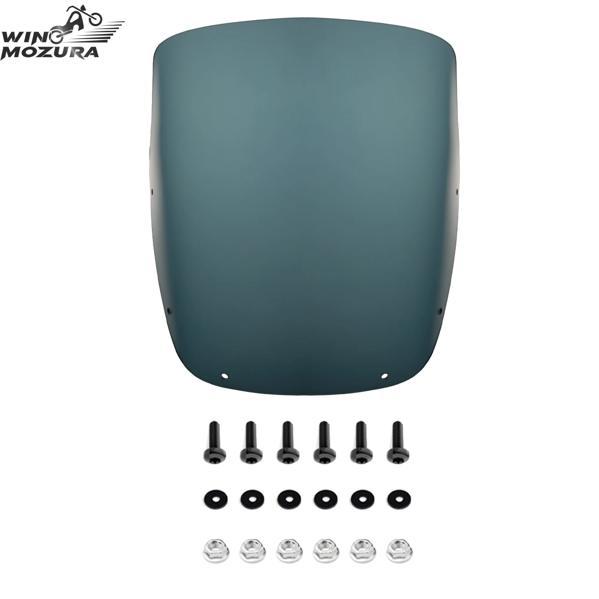 Front Quarter Fairing Windscreen 13" Only Windshield For Harley Softail ...