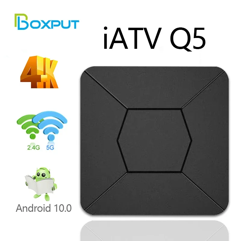 BOXPUT IATV Q5 4K TV Box 2023 Android 10 TV Box Allwinner, 48% OFF