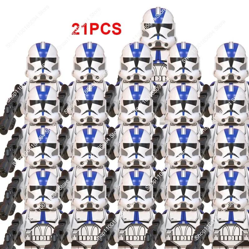 Hot-Toys-21Pcs-Clone-Troopers-Building-Blocks-Wars-Legion-WM2032 ...