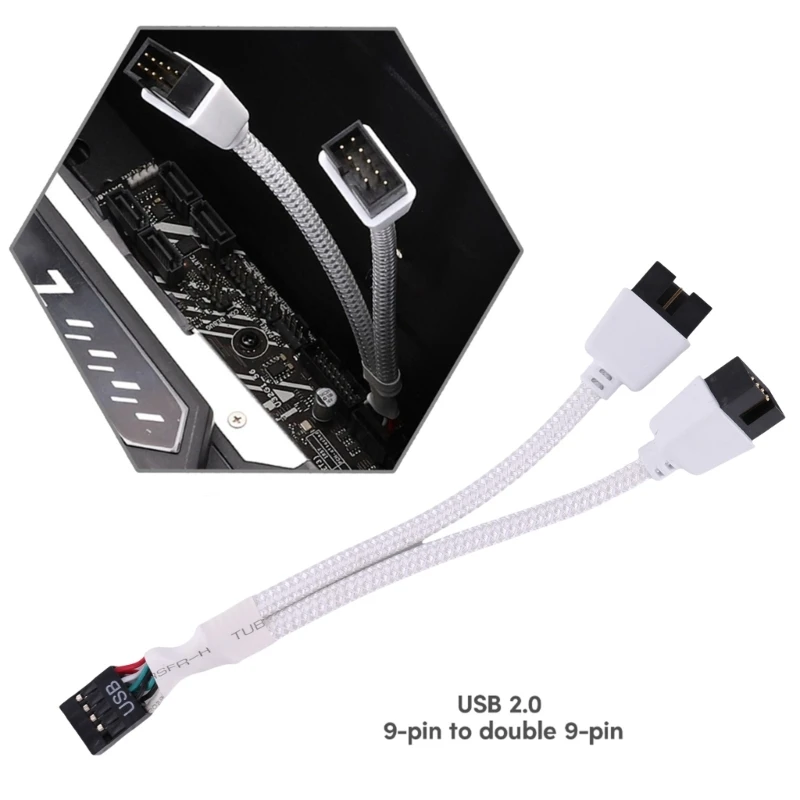 USB-Expansion-Cable-for-Computer-Motherboard-USB-9Pin-Female-to-Dual-9P ...