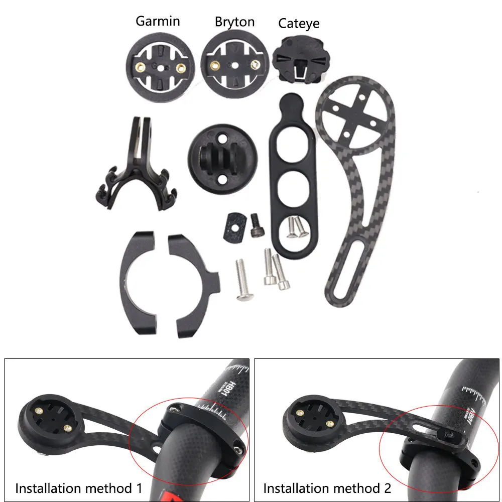 Carbon Fiber Bicycle Road Bike Cycling Computer Stopwatch Speedometer ...