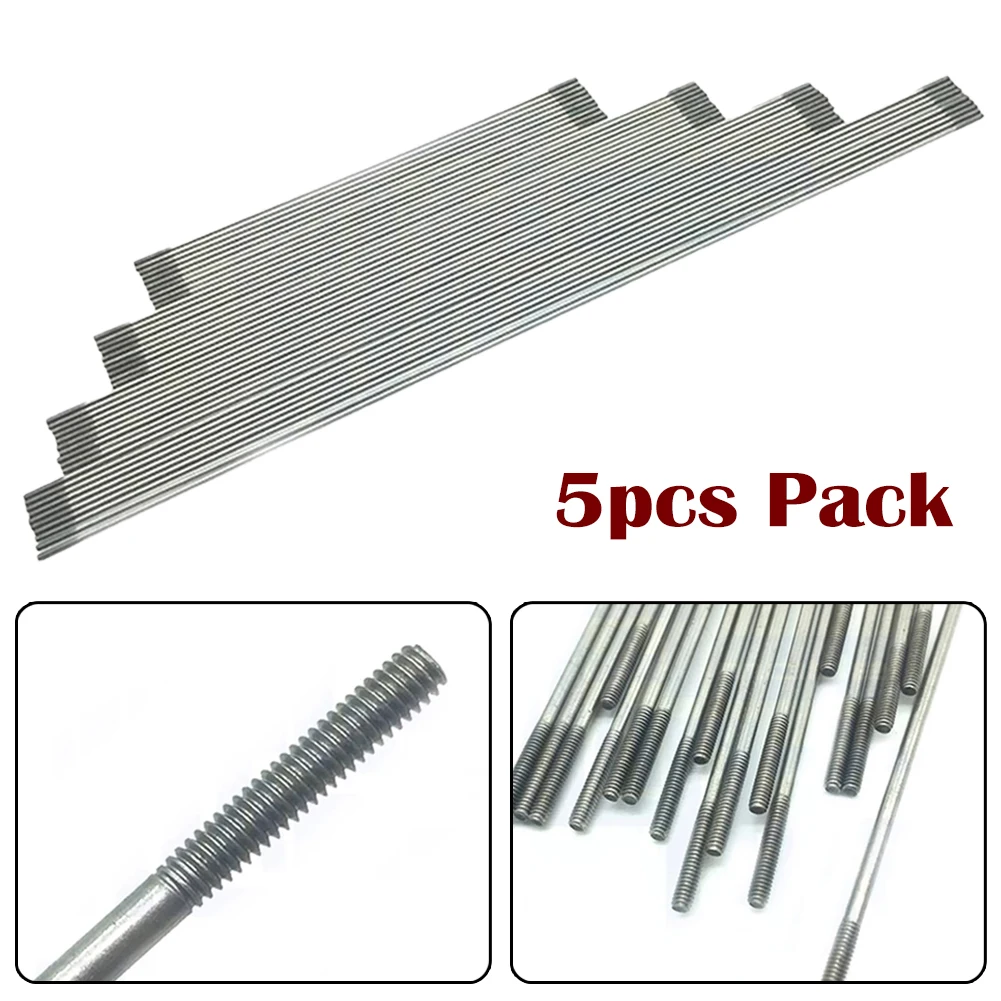 5PCS-Tie-Rod-Linkage-Servo-Push-Rod-M2-150-200-250-300mm-Link-Stainless ...