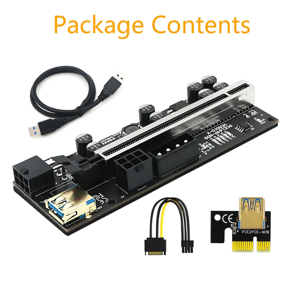 PCIE-Riser-010-010X-VER010X-010S-Plus-Cable-USB-3-0-GPU-PCI-Express-X16 ...