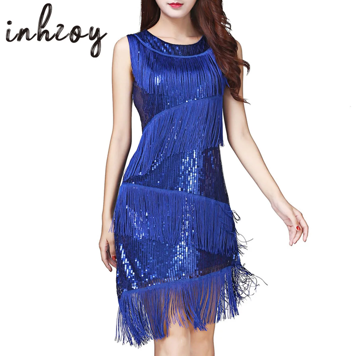 Vestido-de-baile-latino-con-lentejuelas-brillantes-para-mujer-traje-de ...