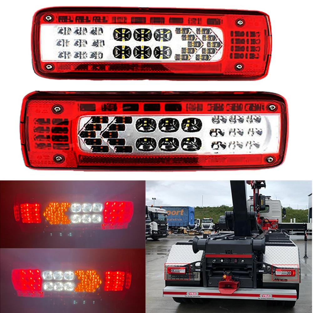For-Volvo-tail-light-Brand-new-set-24V-10-30v-truck-led-tail-lamp-used ...