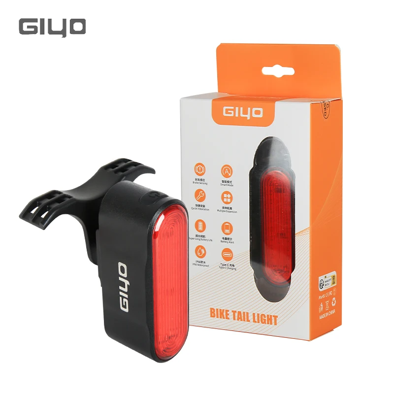 Giyo-Road-Bike-Intelligent-Rear-Light-Type-C-Charge-MTB-Night-Cycling ...