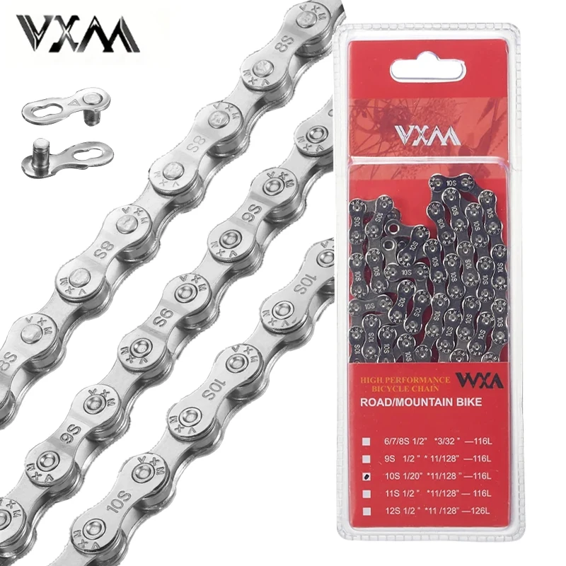 VXM-MTB-Road-Bicycle-Chain-6S-7S-8S-9S-10S-11S-12-Speed-Electroplated ...