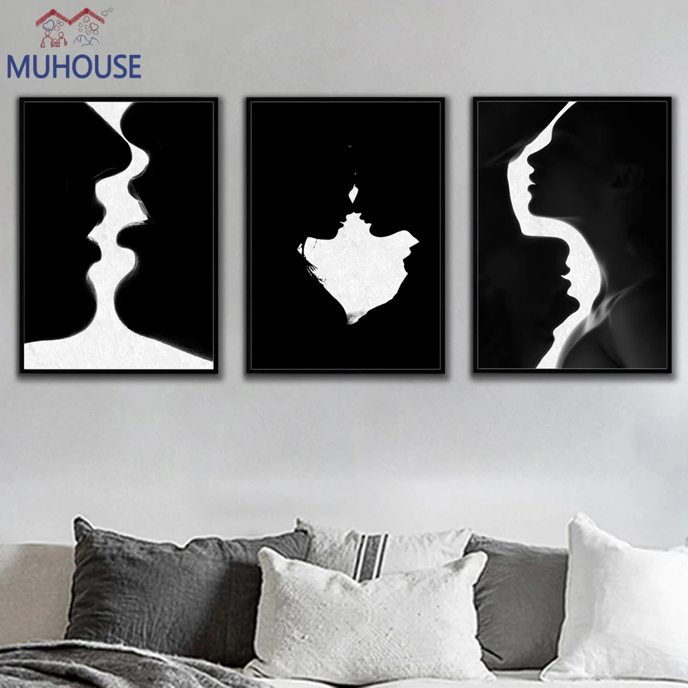 Love Paintings Black And White