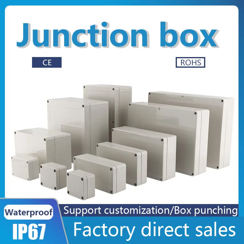 Bo-tier-lectrique-en-plastique-ABS-s-rie-F-c-ble-vis-personnalis-tanche ...