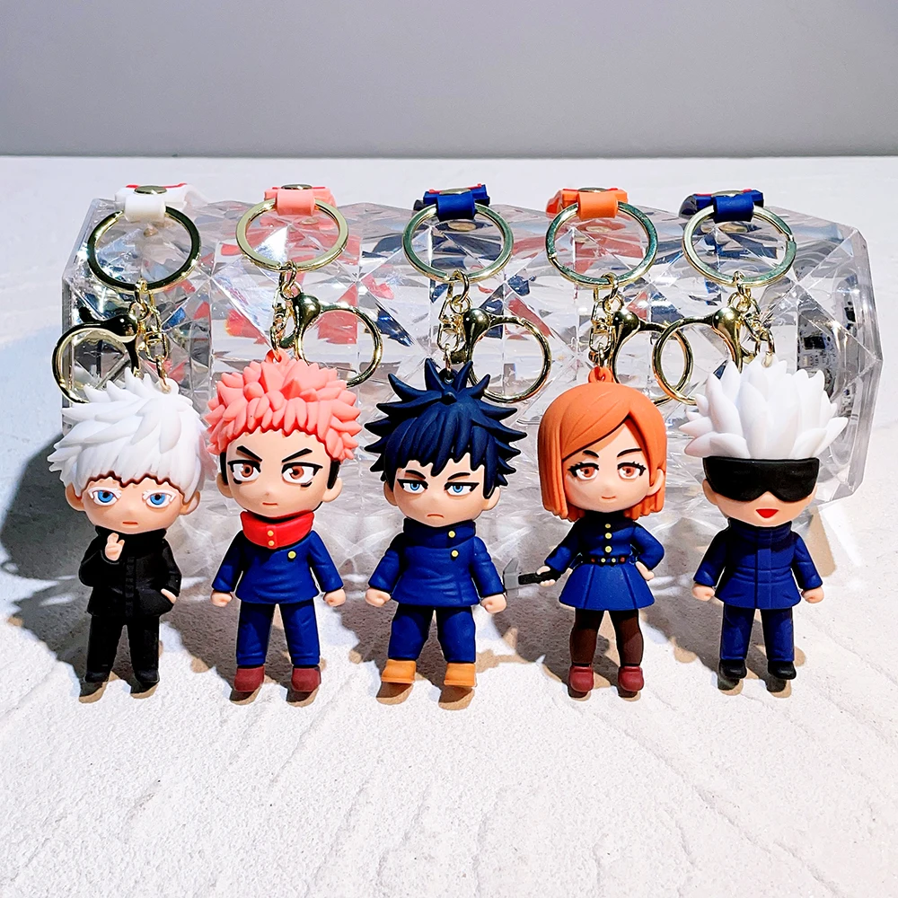 Anime-Jujutsu-Kaisen-Cosplay-keychain-Gojo-Itadori-Fushiguro-Kugisaki ...