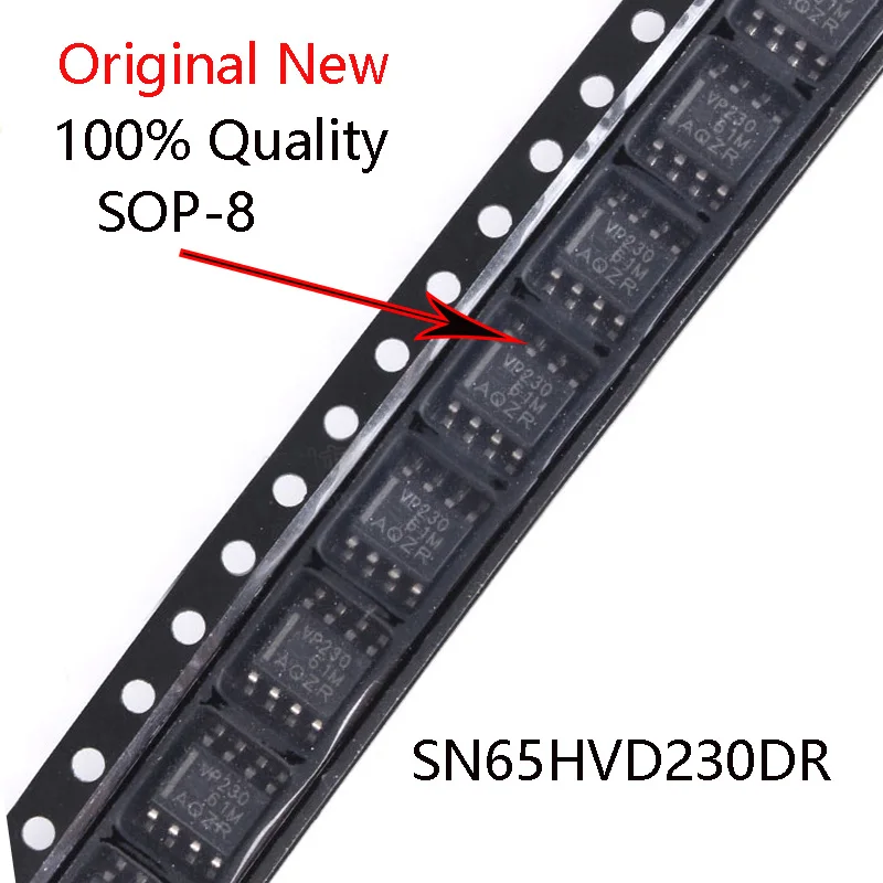 10PCS 2022+ 100% New Original SN65HVD230DR VP230 SOP8 Chip transceptor ...