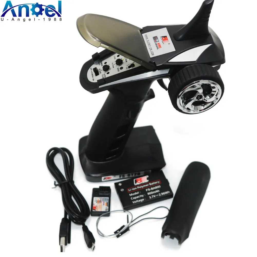 Flysky-FS-GT2B-FS-GT2B-2-4G-3CH-Gun-RC-Controller-w-receiver-TX-battery ...