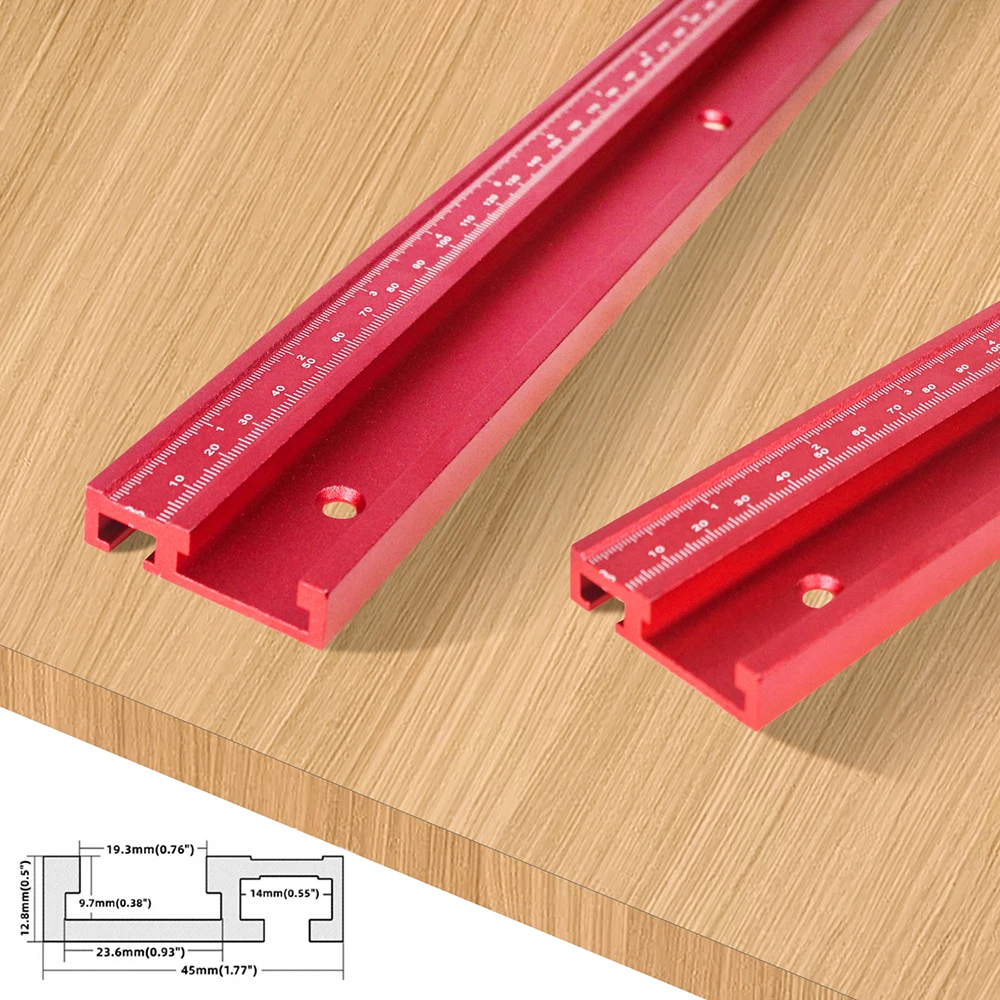 45-Type-T-Track-Aluminum-Woodworking-T-slot-Miter-Track-Jig-Miter-Track ...