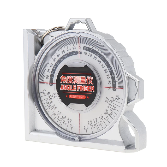 Dial Angle Finder Protractor Magnetism Inclinometer Level 0-180 Degree ...