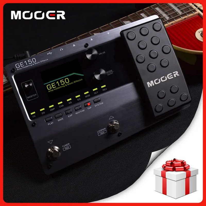 MOOER-AMP-Modelling-Guitar-Multi-Effects-Pedal-Processor-Loop-Recording ...
