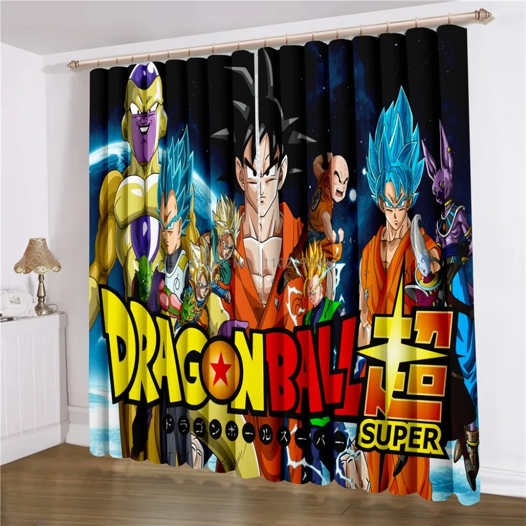 Hot-3D-Print-Anime-Dragon-Ball-Printed-Blackout-Curtain-Bedroom-Living ...