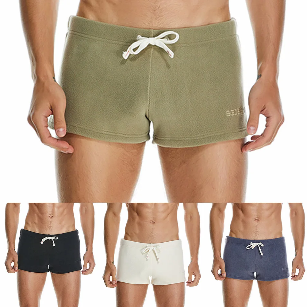 Sexyshorts-Mens-Sleep-Bottoms-Seamless-Briefs-Pouch-Underwear-Shorts ...