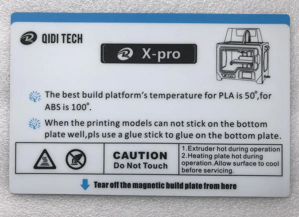 QIDI-TECHNOLOGY-3D-printer-PC-Glue-Build-platform-cover-for-QIDI-TECH-X ...