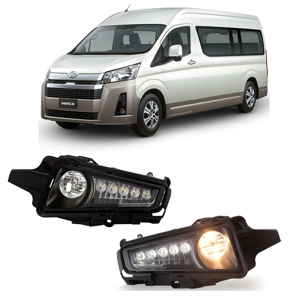 For-Toyota-Hiace-2019-2020-Daytime-Running-Light-DRL-Car-LED-Front-Fog ...