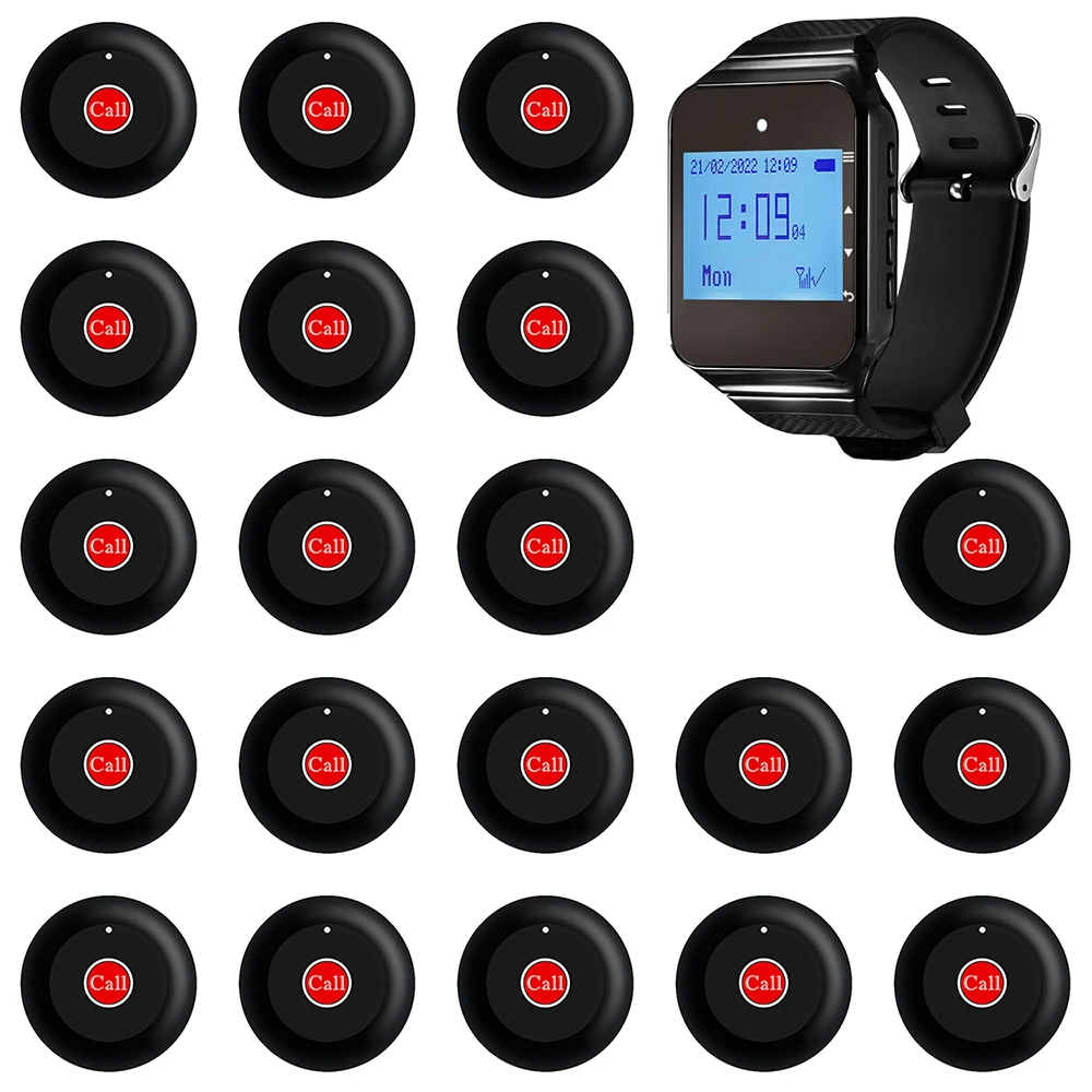 Restaurant-Pager-Wireless-Waiter-Calling-System-Watch-Receiver-Call ...