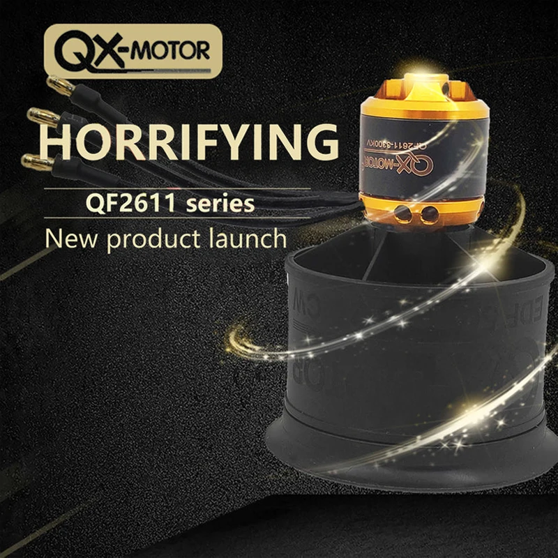 QX-Motor-50mm-EDF-12-Blades-Ducted-Fan-CW-CCW-With-QF2611-Brushless ...