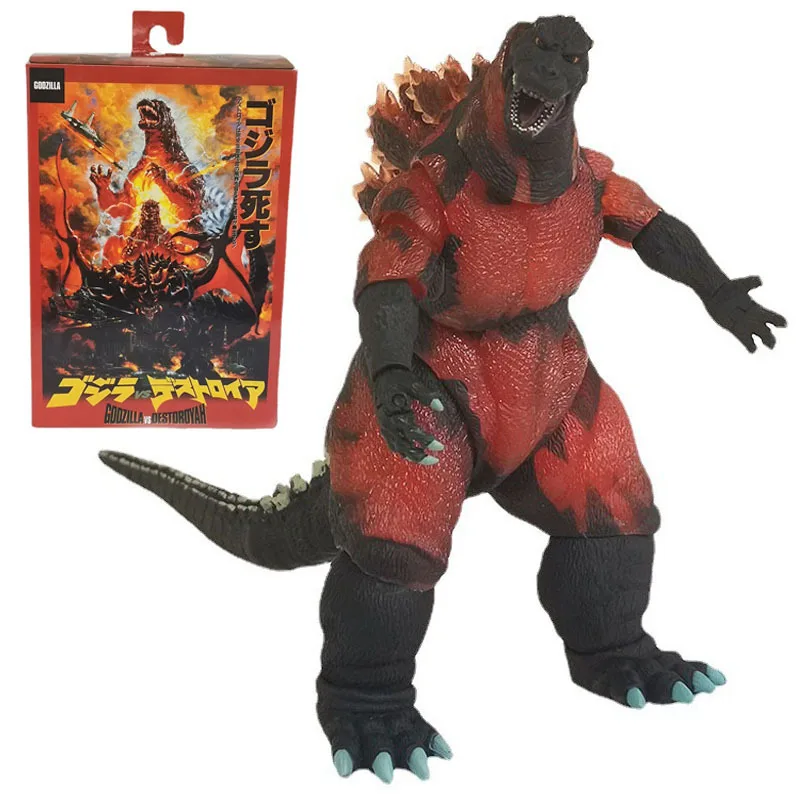 NECA-Figurine articulée en PVC version film Red Fire Godzilla, 18cm ...