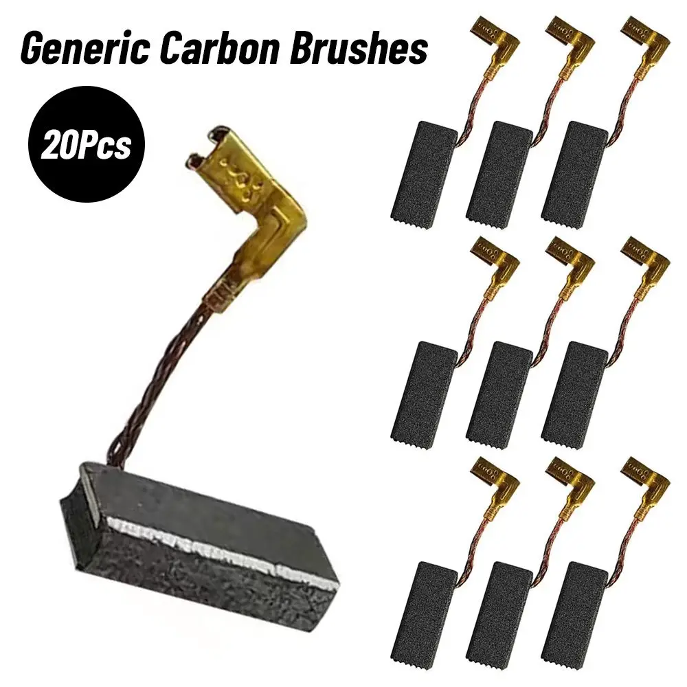20Pcs-Angle-Grinder-Carbon-Brushes-For-Black-Cutter-Brush-Power-Tool ...