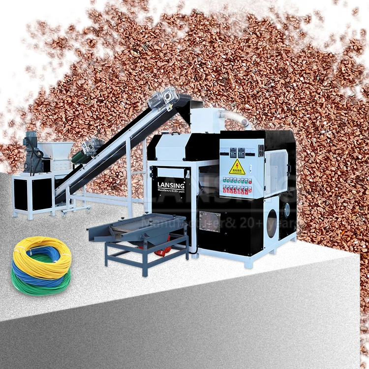 2026 LX-300B Copper Wire Shredder and Separator Machine 120-220 Kg/h ...