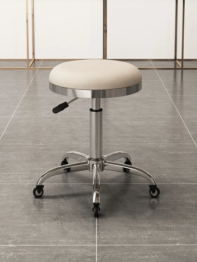 Lifting-circular-stool-beauty-stool-lifting-rotating-pulley-barber-shop ...