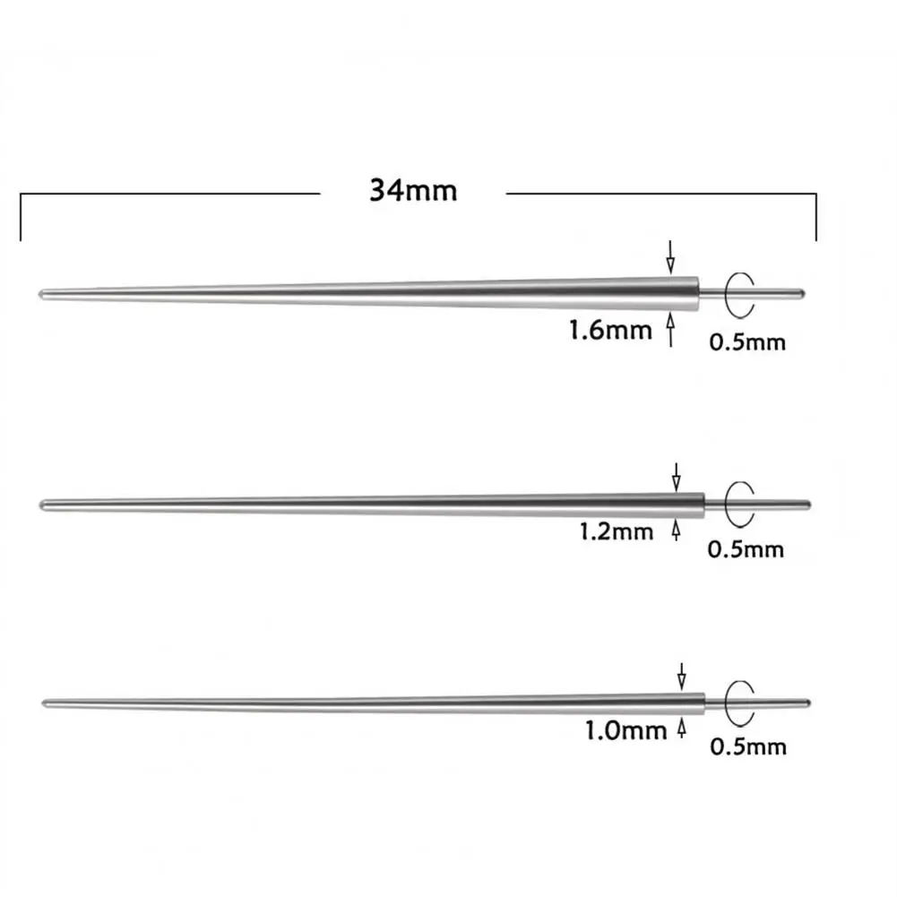 3Pcs-Body-Piercing-Needles-Thin-Taper-Insertion-Pins-Smooth-Sturdy ...