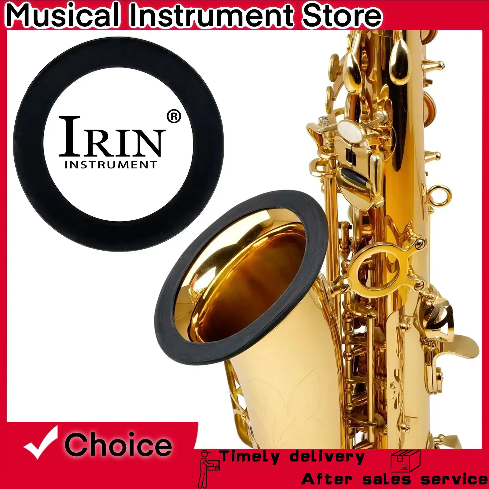 Soprano Saxophone Muffler Ring Silicone Bell Protector 8.5cm Effective ...