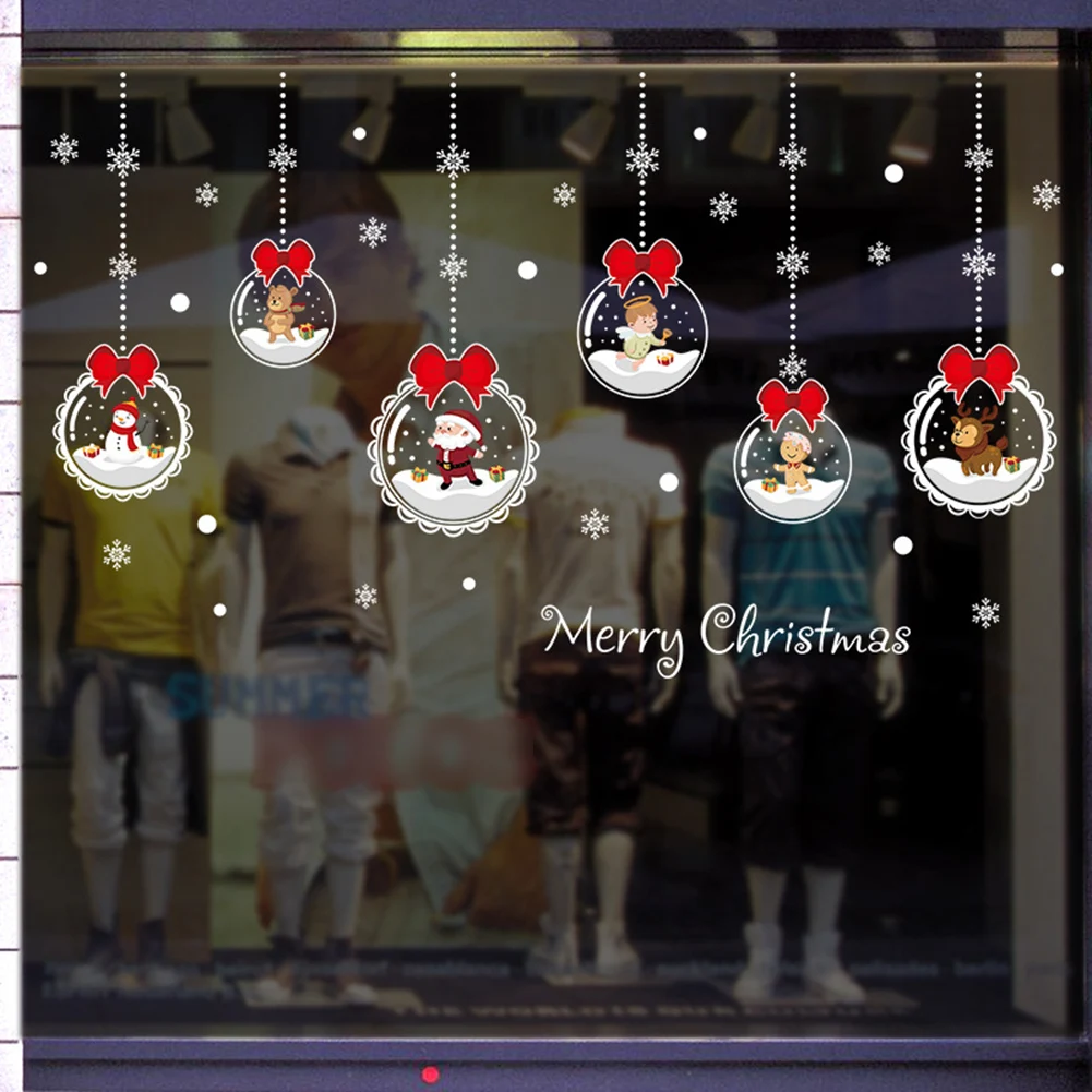 1-Set-Merry-Christmas-Snowball-Window-Sticker-Christmas-Wall-Stickers ...