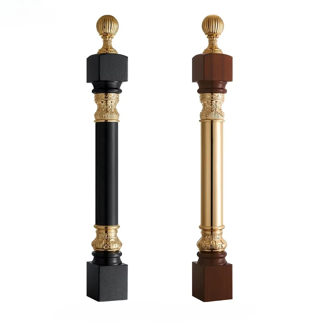 Stair balustrade column Aluminum decorative terrace balustrade column ...
