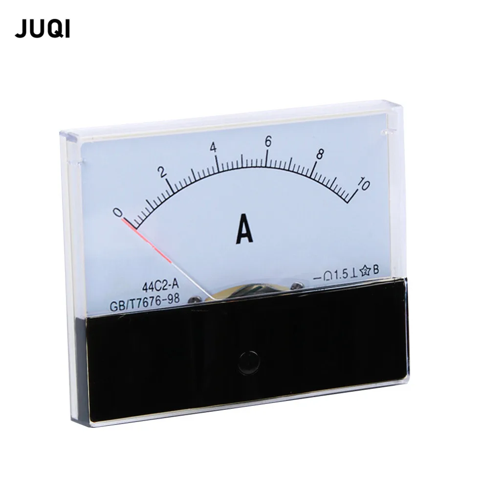 44C2 DC ammeter analog panel pointer ammeter DC 1A 3A 5A 10A 15A 20A ...