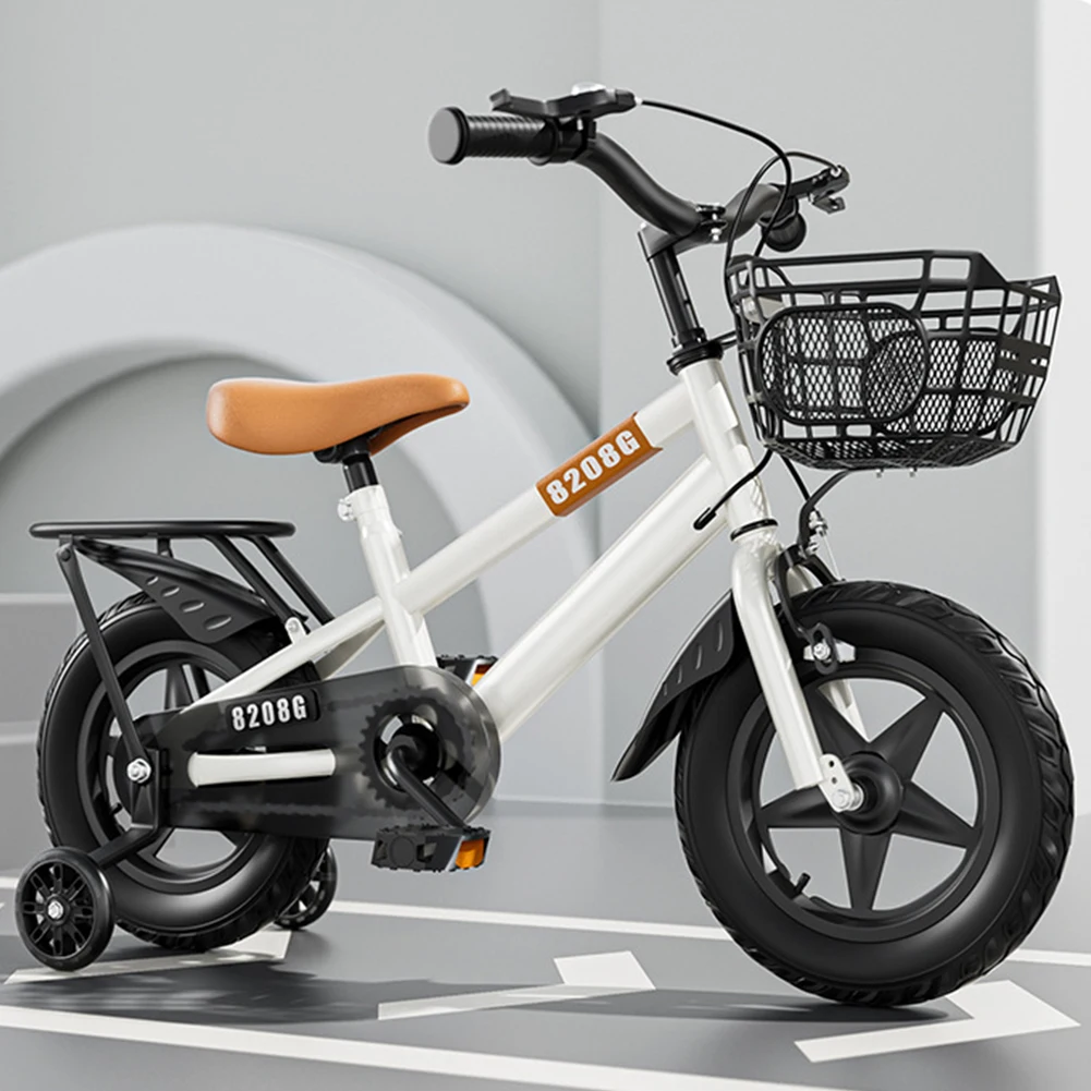 12-Inch-Children-Kids-Bike-Bicycle-with-Training-Wheels-Basket-Toddler ...