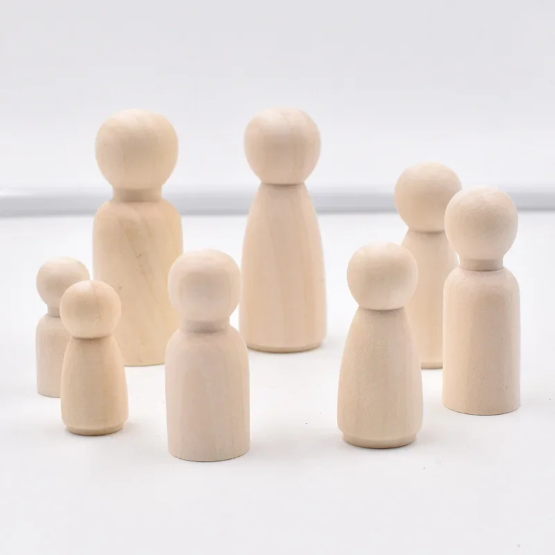 Wooden-Dolls-Natural-Unfinished-Wooden-Doll-Bodies-People-Shapes-DIY ...