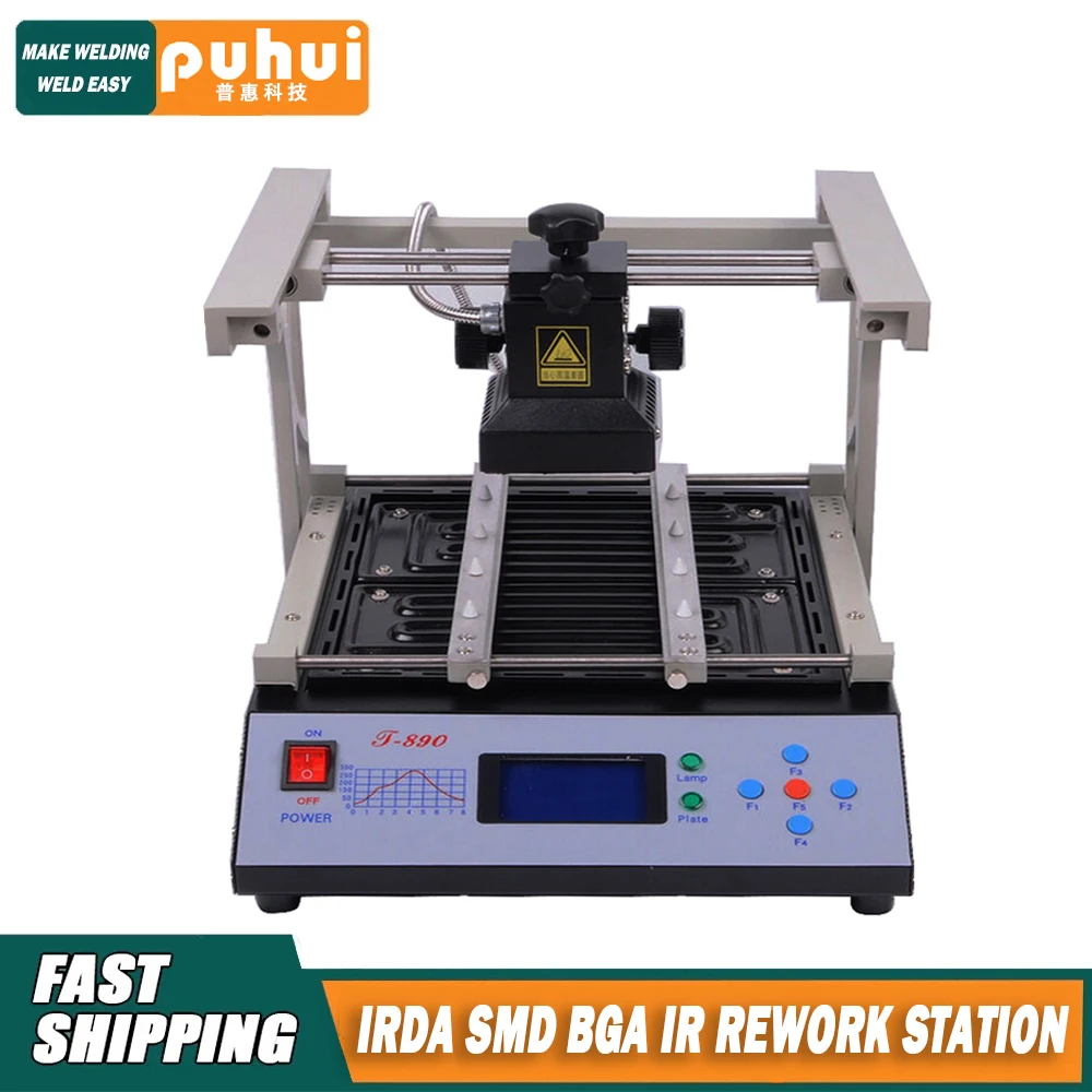 BGA-SMT-PUHUI-T890-INFRARED-HEATING-REWORK-STATION-BGA-IRDA-WELDER-110V ...