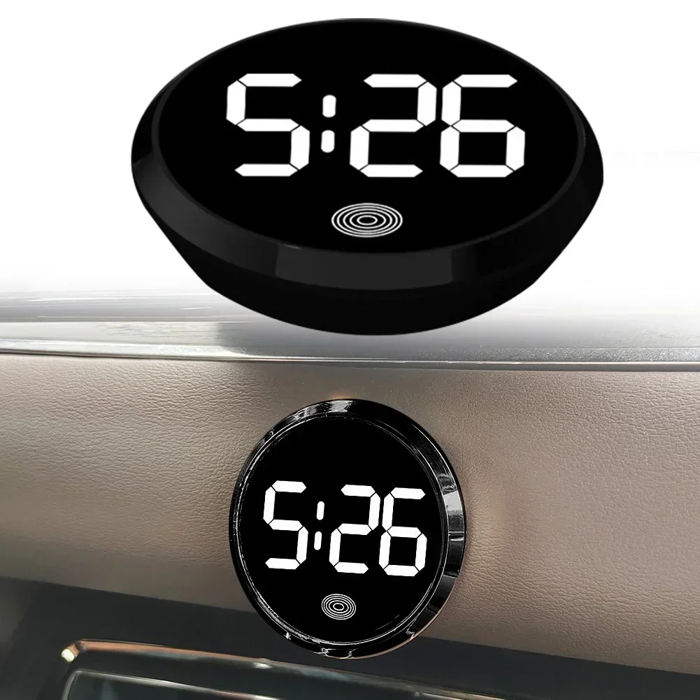 Car-Stick-On-Clock-Waterproof-Automotive-Car-Dashboard-Digital-Clock ...